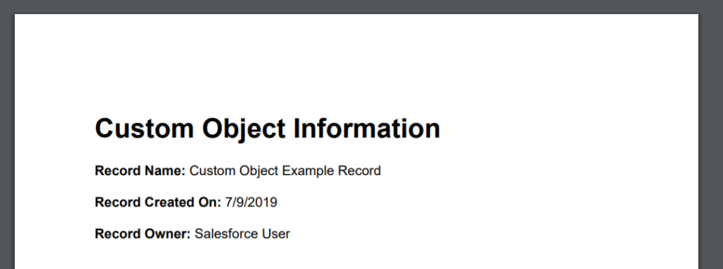 Configure S Docs With Custom Objects Salesforce Lightning S Docs Knowledge Base