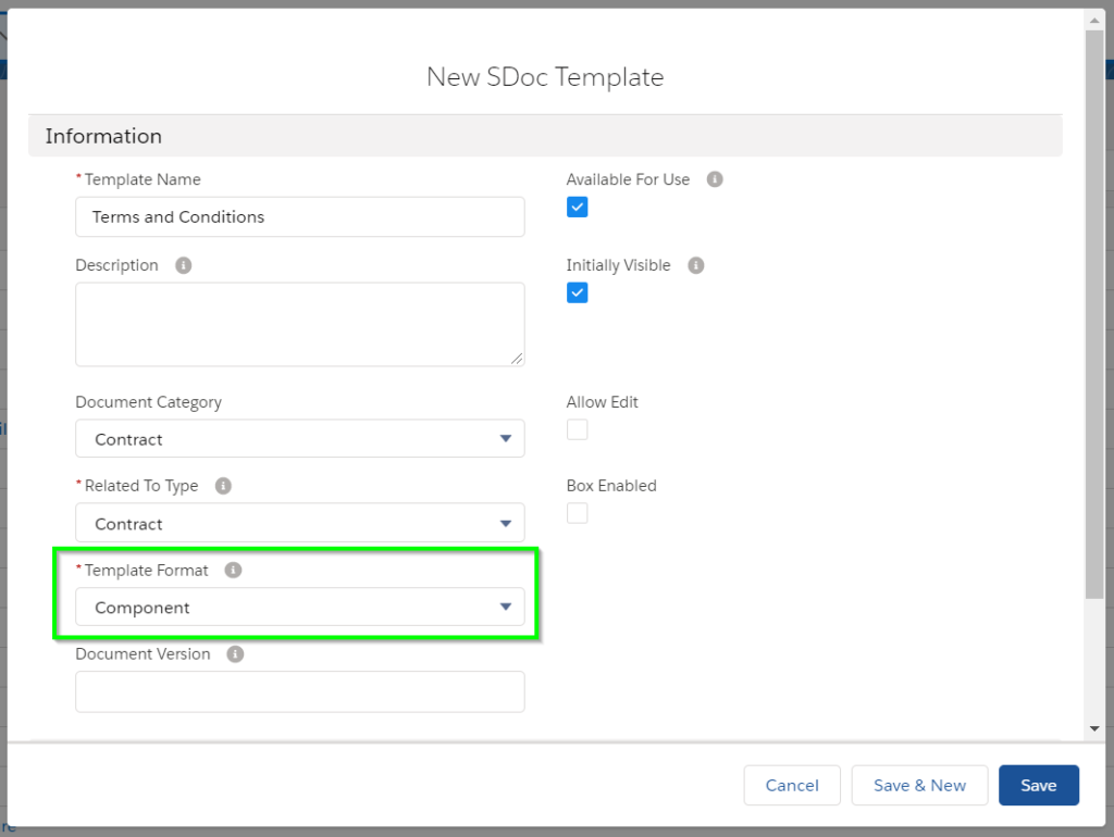 Create Component Templates – S-Docs Knowledge Base