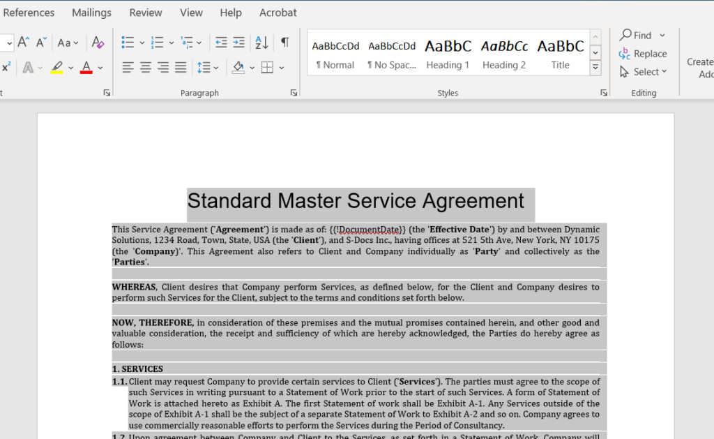 Import Word (DOC) Templates Into S-Docs – S-Docs Knowledge Base