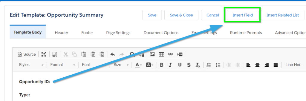 Create Your First S-Docs Template – S-Docs Knowledge Base