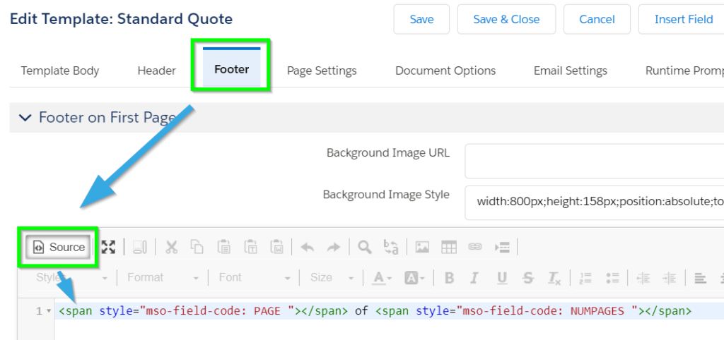 Adding Page Numbers to DOC Templates – S-Docs Knowledge Base
