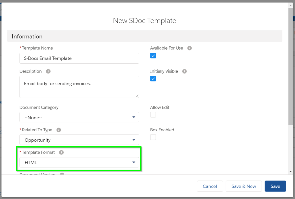 Create S-Docs Email Templates – S-Docs Knowledge Base
