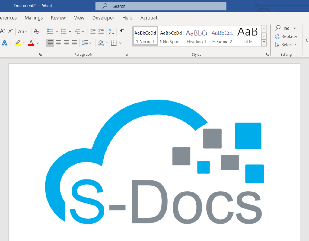 Import Word (DOC) Templates Into S-Docs – S-Docs Knowledge Base