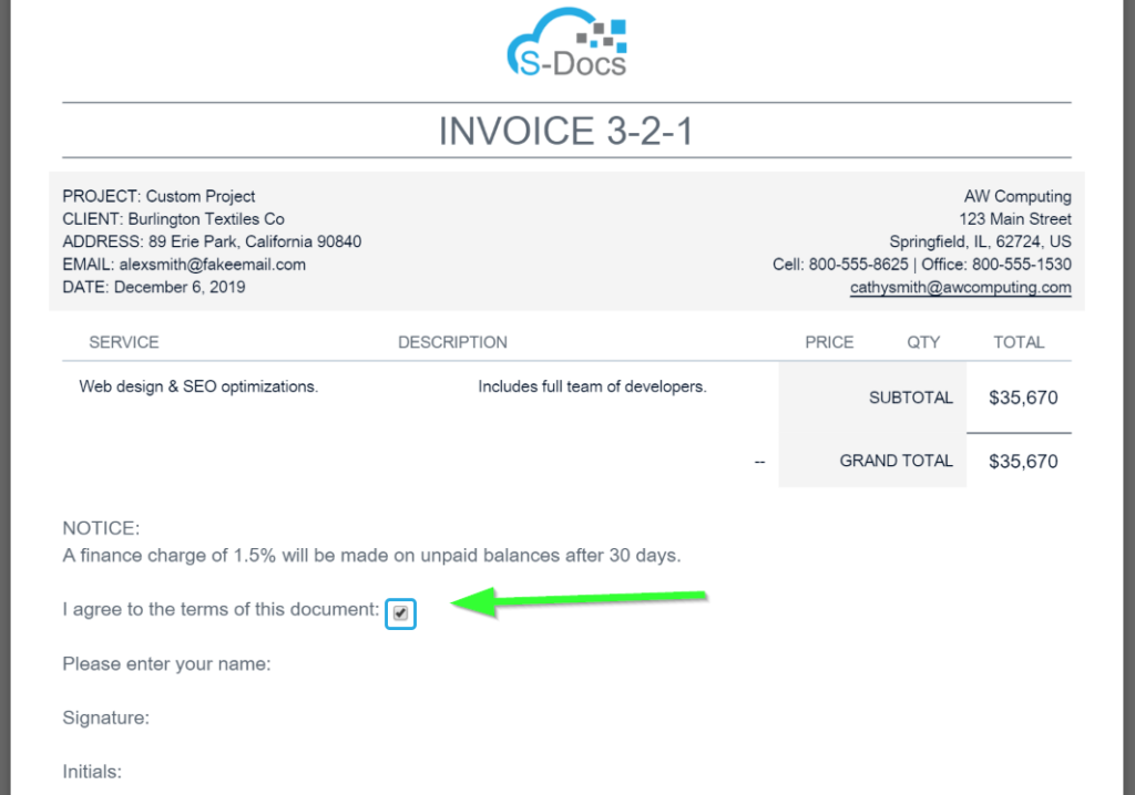 S-Sign Field Types – S-Docs Knowledge Base