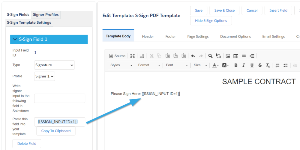 Creating S-Sign Enabled Templates For S-Docs – S-Docs Knowledge Base