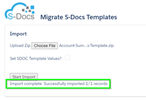 Template Library Import Instructions – S-Docs Knowledge Base
