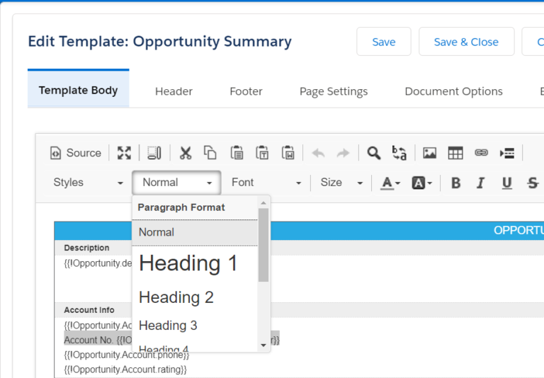 Overview The S Docs Template Editor S Docs Knowledge Base