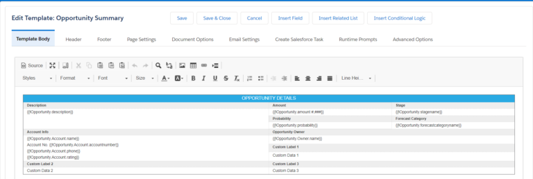 Overview The S Docs Template Editor S Docs Knowledge Base