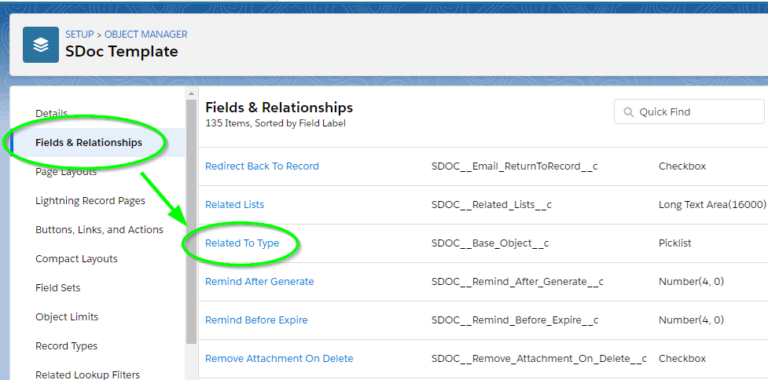 Configure S Docs With Custom Objects Salesforce Lightning S Docs Knowledge Base