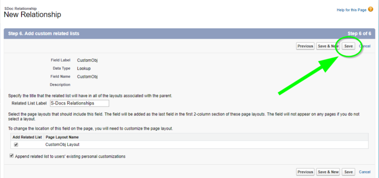 Configure S Docs With Custom Objects Salesforce Lightning S Docs Knowledge Base