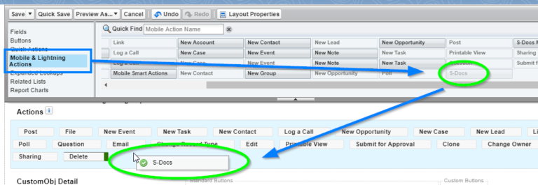 Configure S Docs With Custom Objects Salesforce Lightning S Docs Knowledge Base
