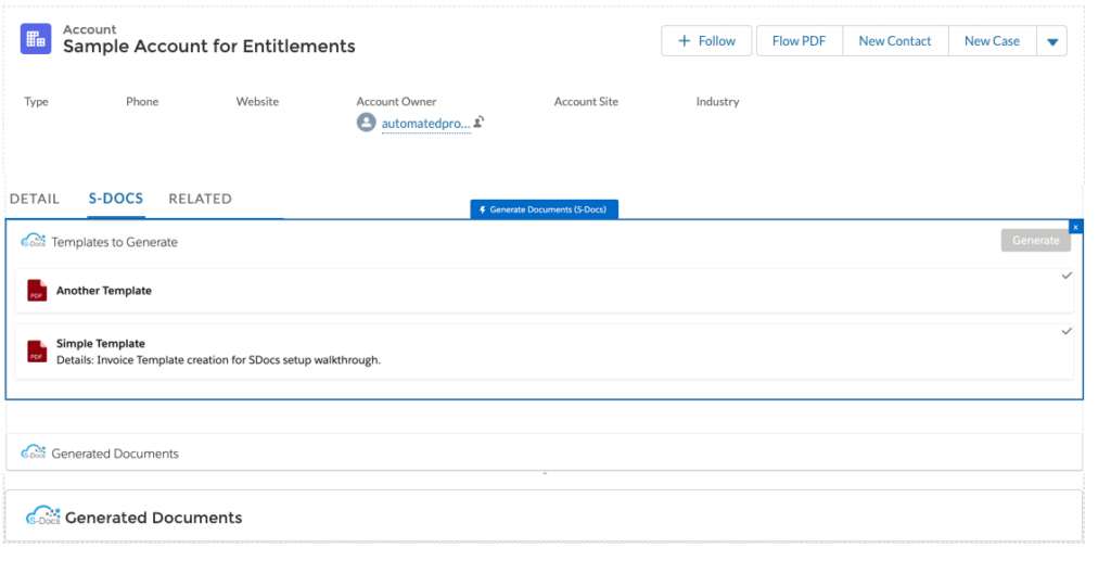 Configure the S-Docs LWC for Document Generation in Experience Cloud – S-Docs Knowledge Base