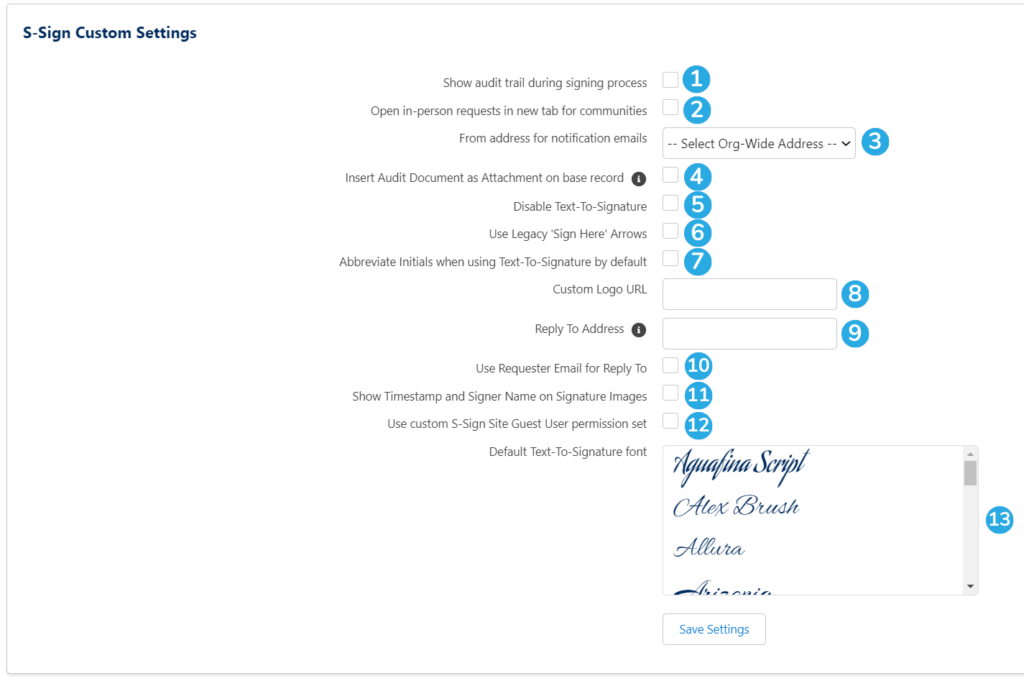 The S-Sign Setup Page – S-Docs Knowledge Base